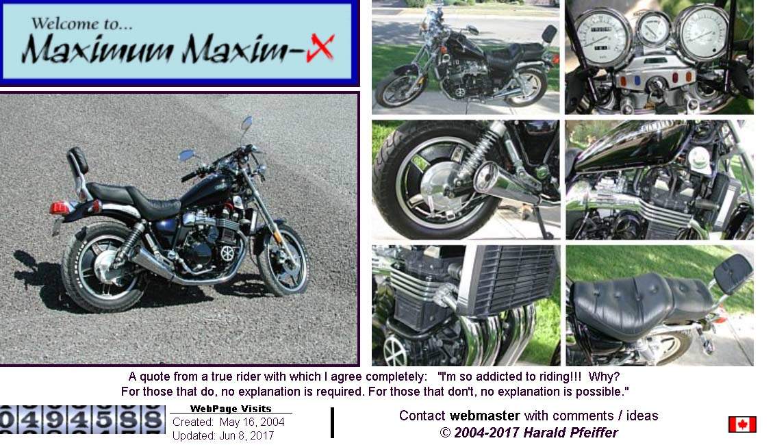 1982 - 1986 Yamaha XJ 750X Maxim-X